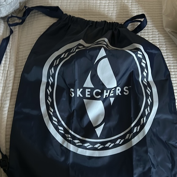 Skechers | Bags | Sketchers Adjustable Backpack Carry Back Blue With ...